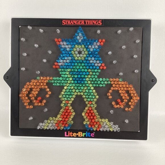 Hasbro | Toys | Lite Brite Stranger Things Demogorgon Template Light ...